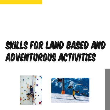 Book Creator | (copy) Land based and adventurous activities