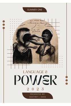 Book Creator | Language & Power Portfolio Booklet - Destiny I. Odia