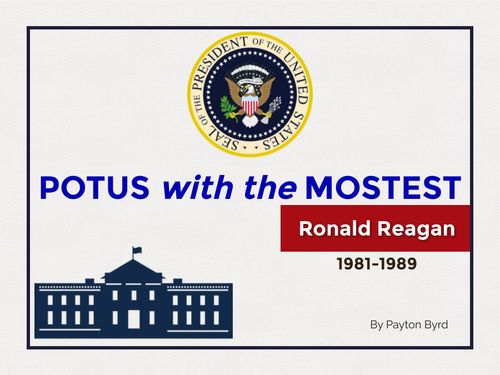 Book Creator | POTUS with the MOSTEST: Ronald Reagan
