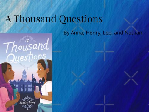Book Creator | All about A Thousand Questions