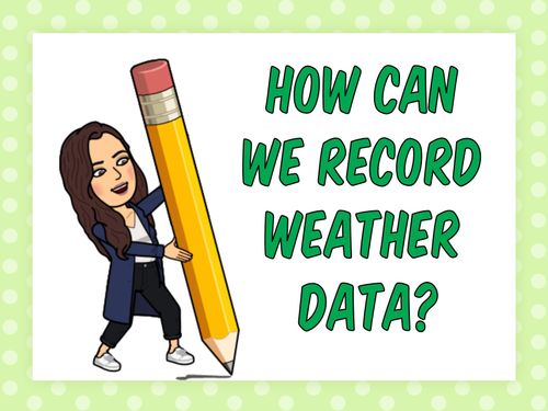 Book Creator | Recording Weather Data