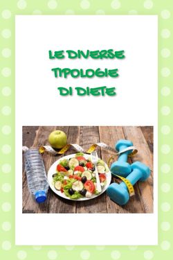 Book Creator | Le diverse tipologie di diete