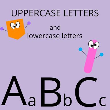 Book Creator | Uppercase and Lowercase Letters