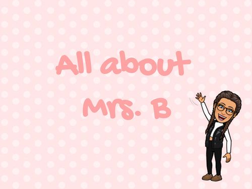 Book Creator | All About Mrs. B