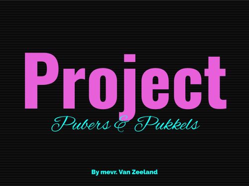 Book Creator | Project Pubers & Pukkels