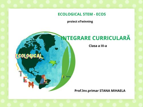 Book Creator | Ecological STEM-ECOS -Integrare curriculara