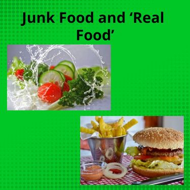 Book Creator | Junk food and real food