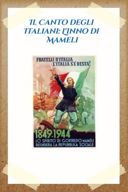 Book Creator | Il Canto degli Italiani: l' Inno di Mameli