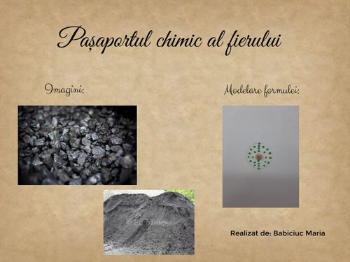 Book Creator | Pașaportul chimic al unei substanțe chimice