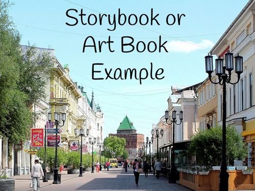 Book Creator | Storybook or Art Book Example