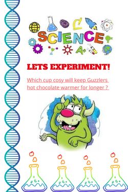 Book Creator | Guzzlers cup cosy experiment