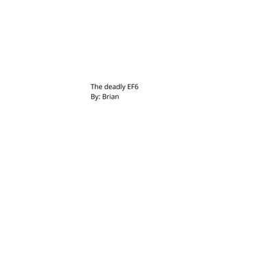 Book Creator | The deadly EF6