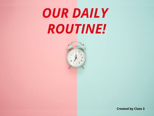 Book Creator | DAILY ROUTINE