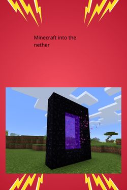 Book Creator | Minecraft into the nether