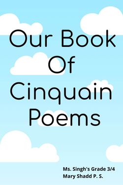Book Creator | Our book Of Cinquain Poems