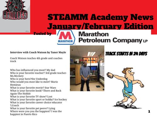 Book Creator | Jan./Feb STEAMM newspaper