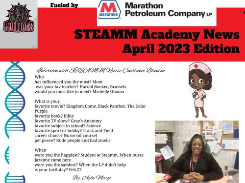 Book Creator | APRIL STEAMM newspaper