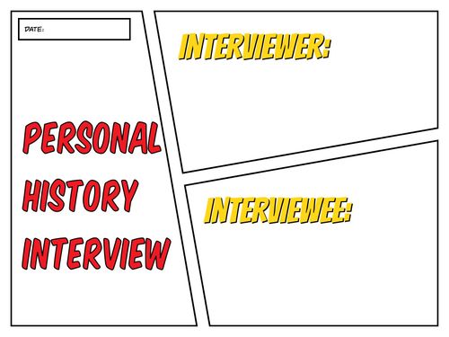 Book Creator | Interview Book Template
