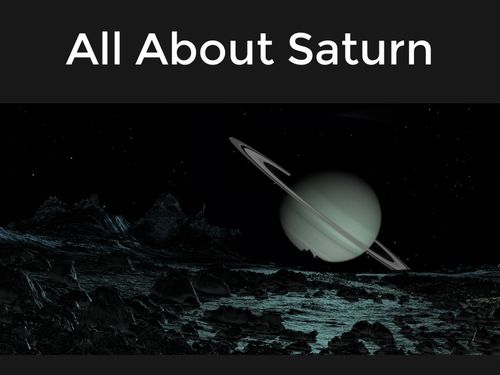 Book Creator | All About Saturn!