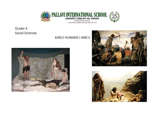 Book Creator | Early Humans I and II