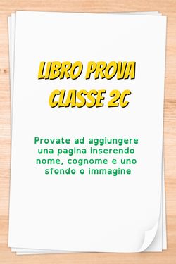 Book Creator | Libro prova classe 2c