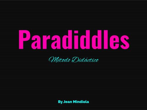 Book Creator | Paradiddles