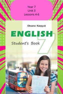 Book Creator | Year 7. Unit 3. Lessons 4-6.