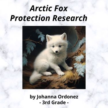 Book Creator | Arctic Fox Protection Research