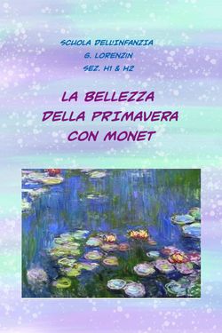 Book Creator | La primavera di MONET