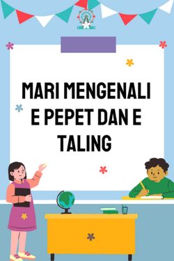 Book Creator | MARI MENGENALI E PEPET DAN E TALING