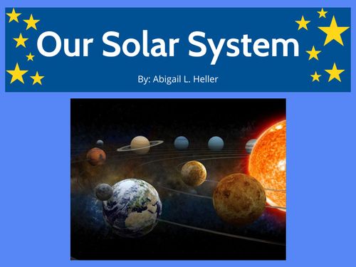 Book Creator | Our Solar System, Digital Book