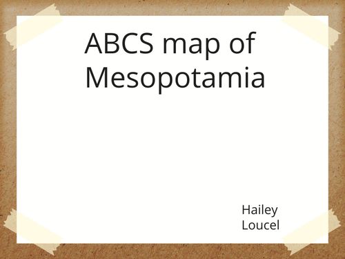 Book Creator | ABC"s of Mesopotamia
