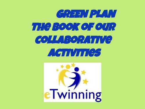 Book Creator | GREEN PLAN The book of our collaborative activities