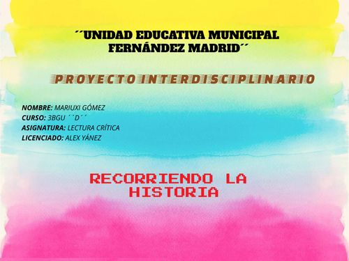 Book Creator | Proyecto Interdisciplinar