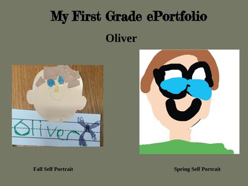 Book Creator | Oliver’s First grade portfolio