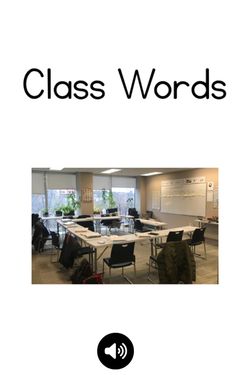 Book Creator | Class Words - English