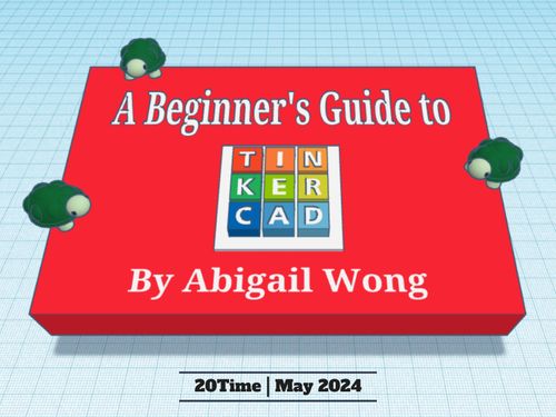 Book Creator | A Beginner's Guide to TinkerCAD