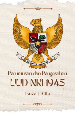 Book Creator | Perumusan dan Pengesahan UUD NRI 1945