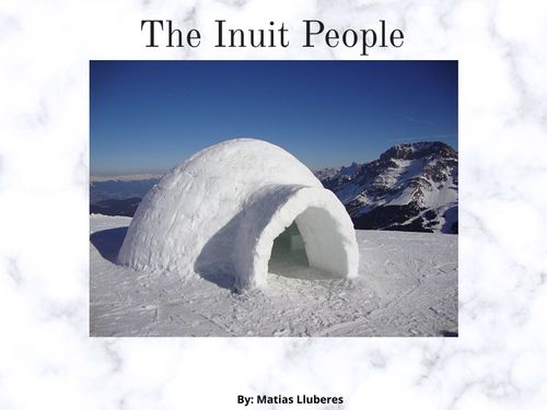 Book Creator | The Inuit People
