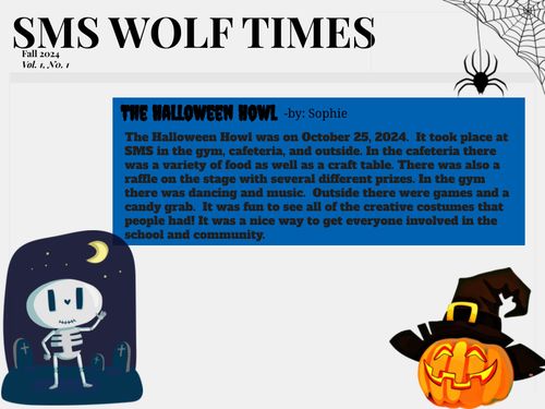 Book Creator | SMS Wolf Times-Fall