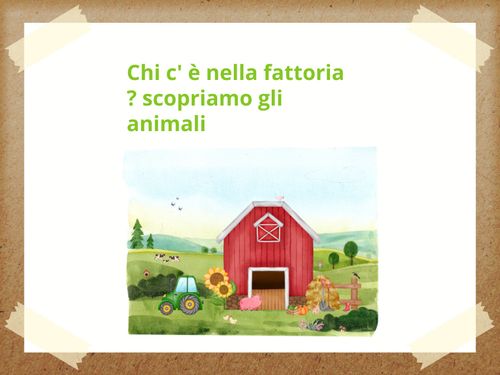 Book Creator | Libro Chi c'è nella fattoria