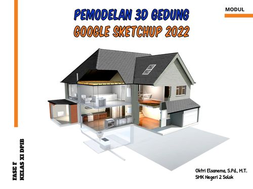 Book Creator | Modul Modeling Gedung 3D dengan SketchUp