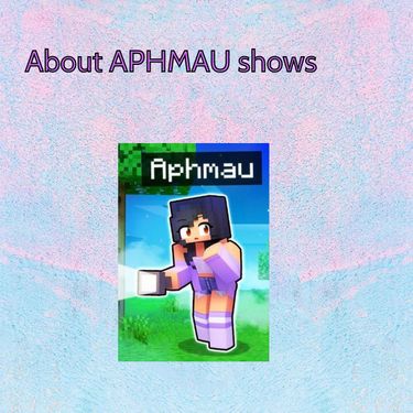 Book Creator | About aphmau shows.