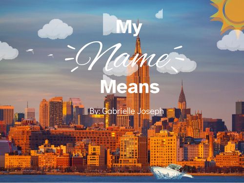 Book Creator | What My Name Means