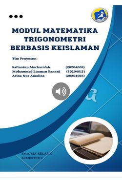 Book Creator | Modul Trigonometri