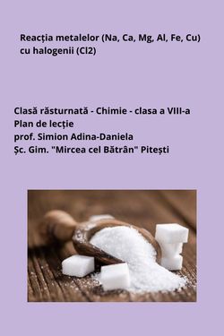 Book Creator | Reacția de combinare a metalelor cu clorul