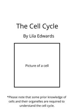 Book Creator | Cell Cycle Story Board