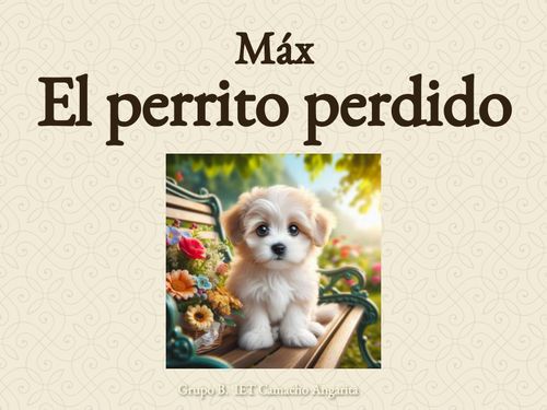 Book Creator | Máx, el perrito perdido