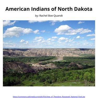 Book Creator | American Indians of North Dakota