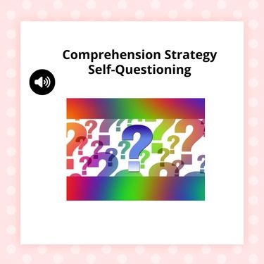 Book Creator | Comprehension Strategy Self-Questioning